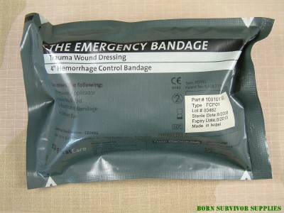 NATO British Army Issue Bandage Trauma Wound Field Dressing 4" Inch ...