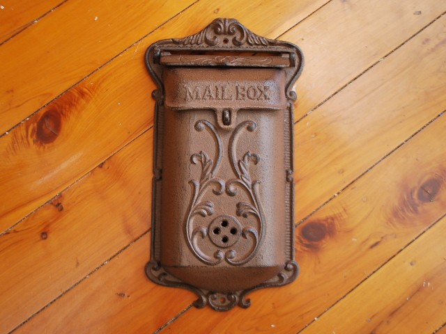 Cast Iron French Provincial Letterbox Mailbox Rustic | eBay
