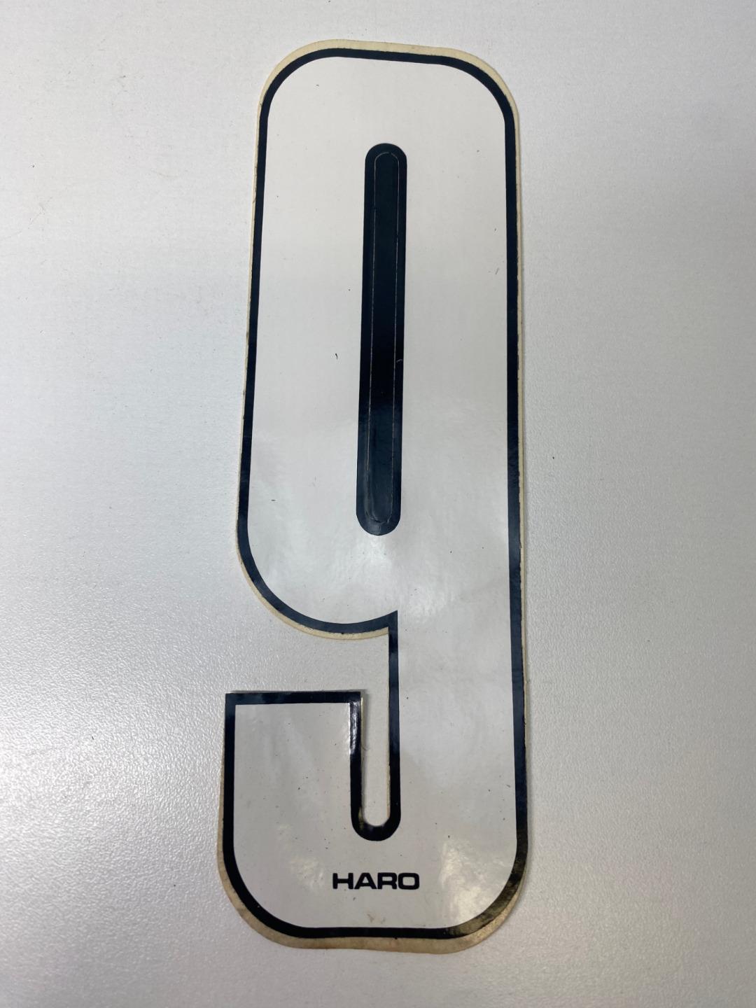 new old stock HARO 7" Stadium NUMBERS for vinrage BMX Number PLATES | eBay