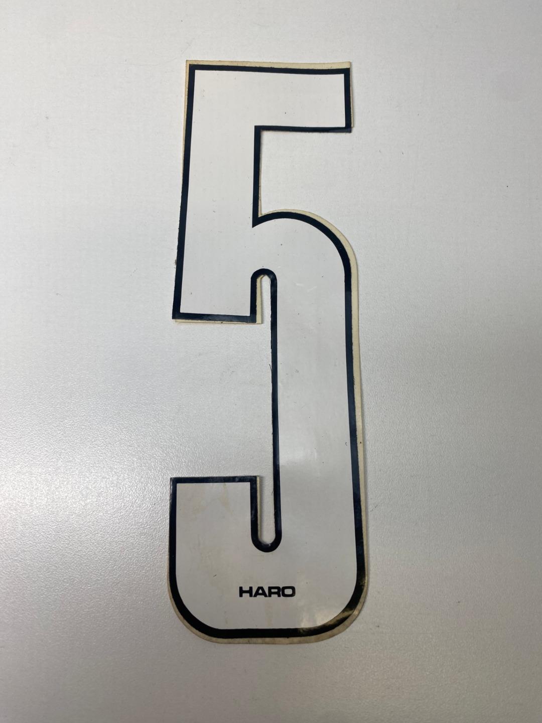 new old stock HARO 7" Stadium NUMBERS for vinrage BMX Number PLATES | eBay