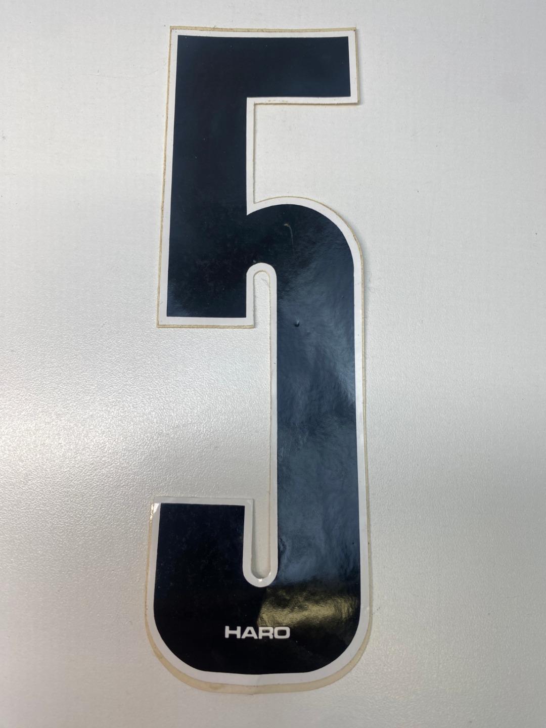 new old stock HARO 7" Stadium NUMBERS for vinrage BMX Number PLATES | eBay
