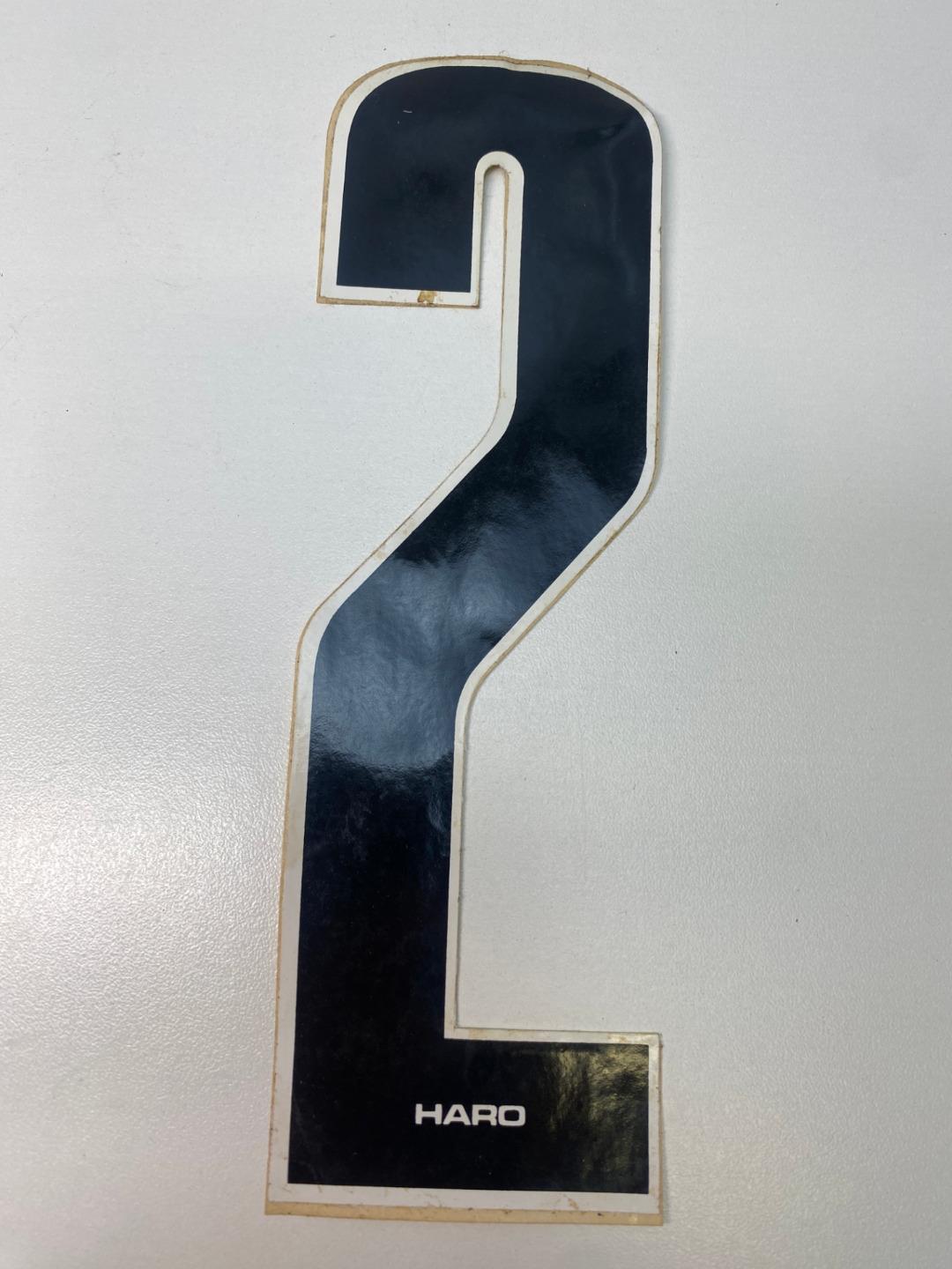 new old stock HARO 7" Stadium NUMBERS for vinrage BMX Number PLATES | eBay