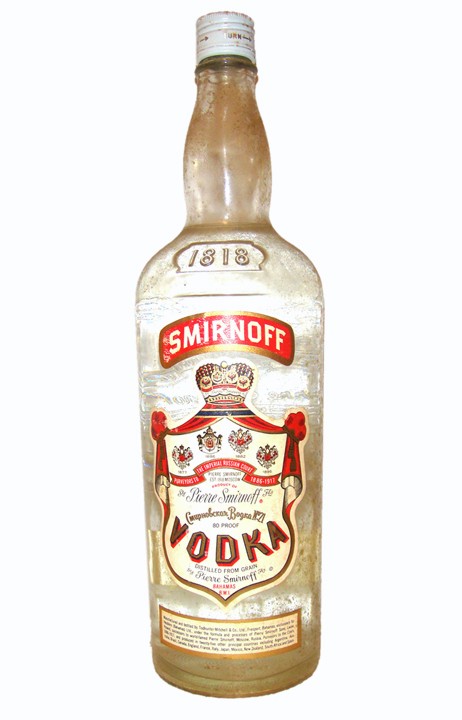 Smirnoff Old Vodka Imperial Quart Antique Collector Bottle-VERY RARE | eBay