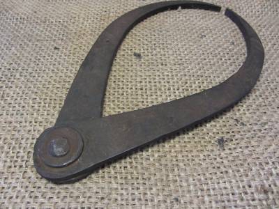 Vintage Hand Forged Iron Calipers > Antique Old Forged Tool Blacksmith ...