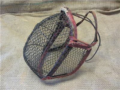Vintage Wire Mesh Bee Keeper Mask > Antique Fencing Mask Rare Design ...