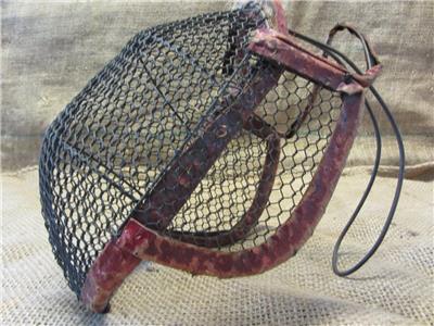 Vintage Wire Mesh Bee Keeper Mask > Antique Fencing Mask Rare Design ...