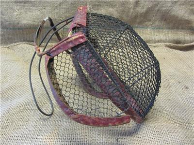 Vintage Wire Mesh Bee Keeper Mask > Antique Fencing Mask Rare Design ...