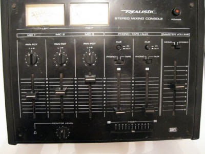 Vintage 1980'S REALISTIC MIXER stereo mixing console 32-1200B WORKS ...