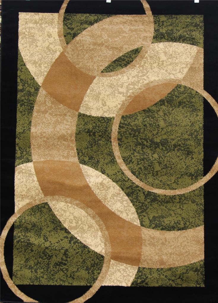 1052 Black Multi Green Beige Burgundy Modern area rugs Contemporary carpet