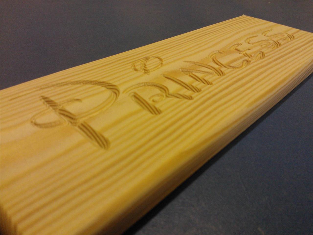 PRINCESS DOOR/WALL PLAQUES IN DISNEY STYLE FONT