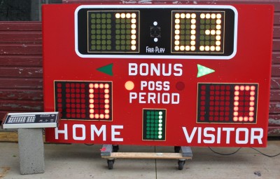 Fairtron Fair-Play Scoreboard &Controller Basketball/VB | eBay