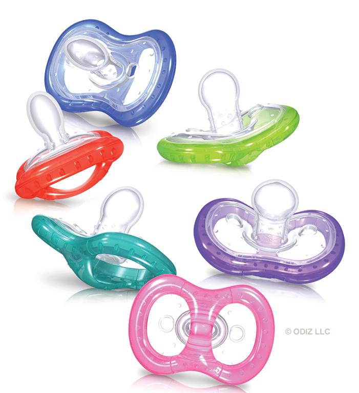 Nuby Natural Touch Soft Flex Butterfly Pacifiers 6+ M | eBay