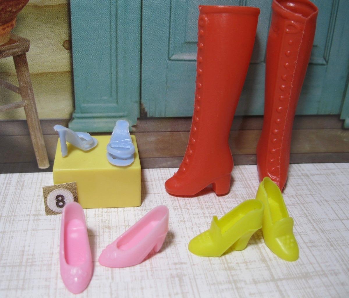 Vtg Barbie CLONE Maddie Mod Shillman Kid Kore + Doll PLASTIC SHOES ...