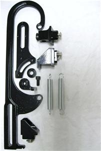 Holley 4150 4160 Black Carburetor Throttle Linkage Bracket & Return ...