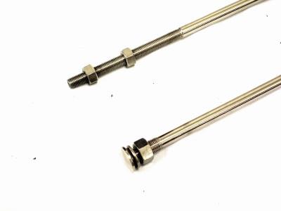 Extra Long 35" Stainless Radiator to Firewall Support Rods Ford Chevy ...