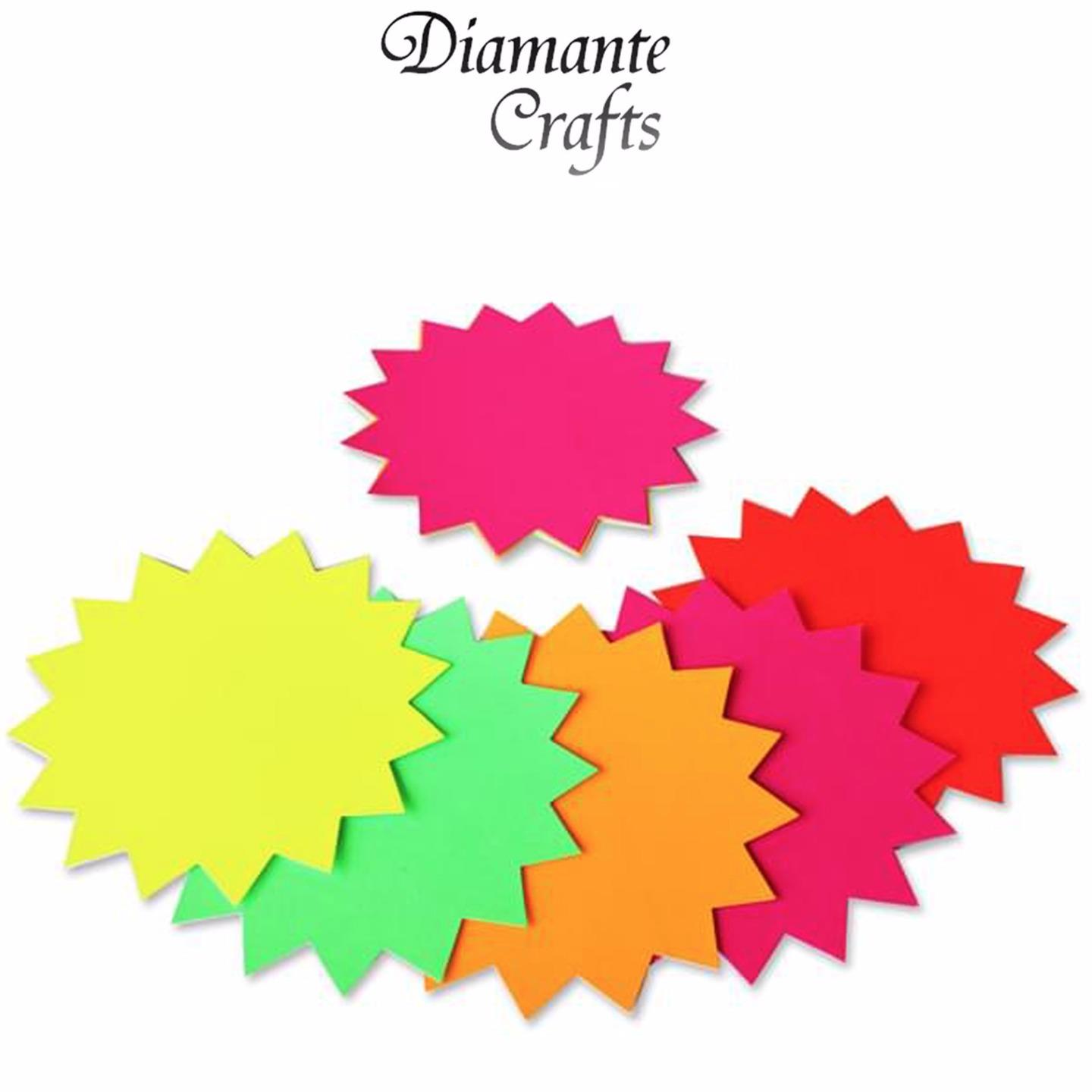 Neon Flash Cards - Fluorescent Luminous Dayglo Price Tag - Flash Star ...