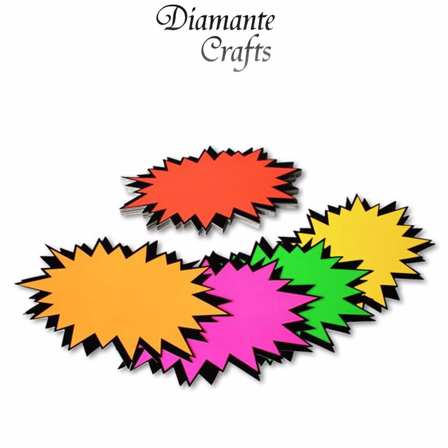 Neon Flash Cards - Fluorescent Luminous Dayglo Price Tag - Flash Star ...