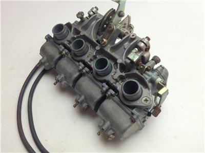 1975-77 Honda CB400F CB 400 F Four Cylinder Carburators CARBS Rack of 4 ...