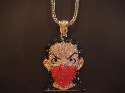ICED OUT BOONDOCKS SOULJA BOY PENDANT FRANCO CHAIN HIP HOP R | eBay