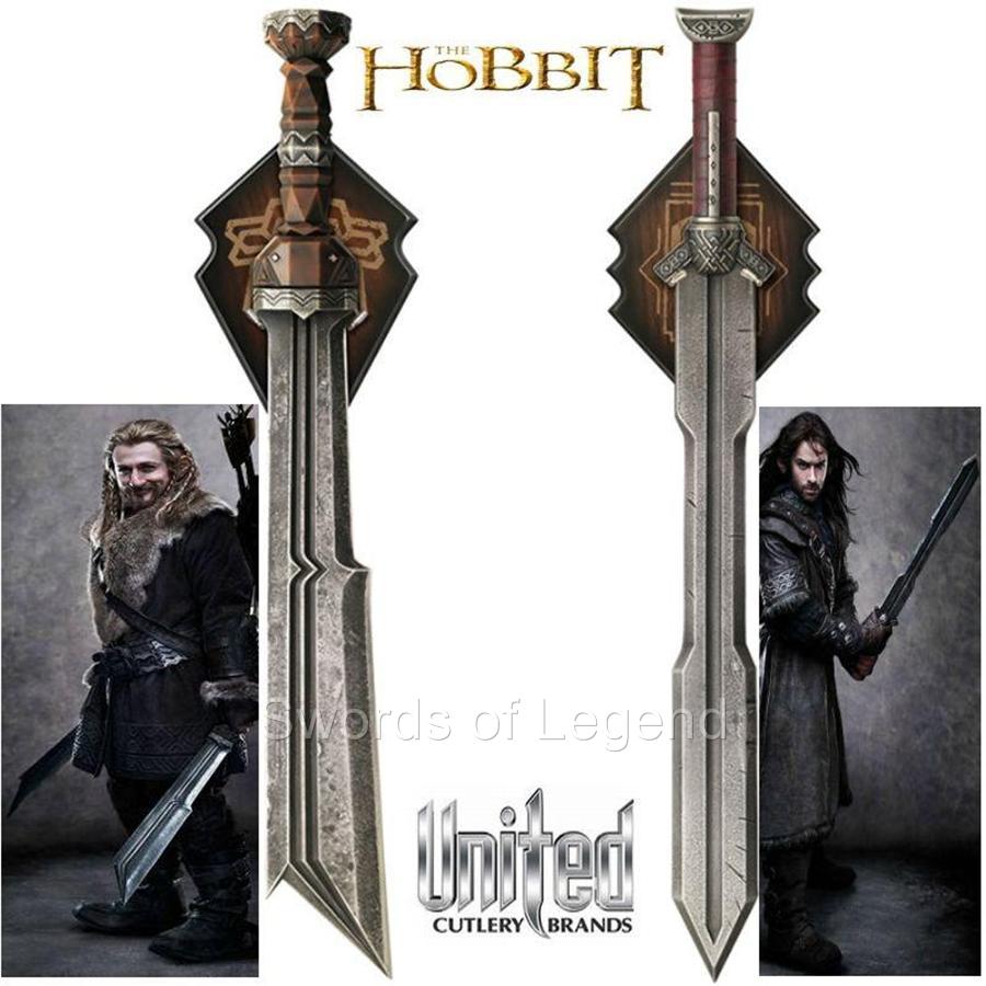Hobbit Sword of Kili & Fili - Officially Licensed UC2952 & UC2953 *NEW ...