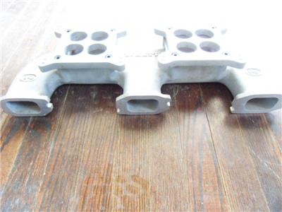 NOS Clifford Dual Quad Intake Manifold for Chevy 6 cylinder 230 250 292 ...