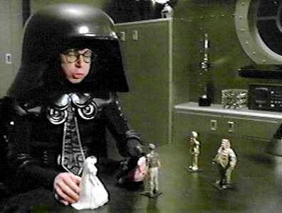 SPACEBALLS DARK HELMET STATUE DOLL MOVIE PROP RARE ACTUAL SIZE LIFE IS GOOD