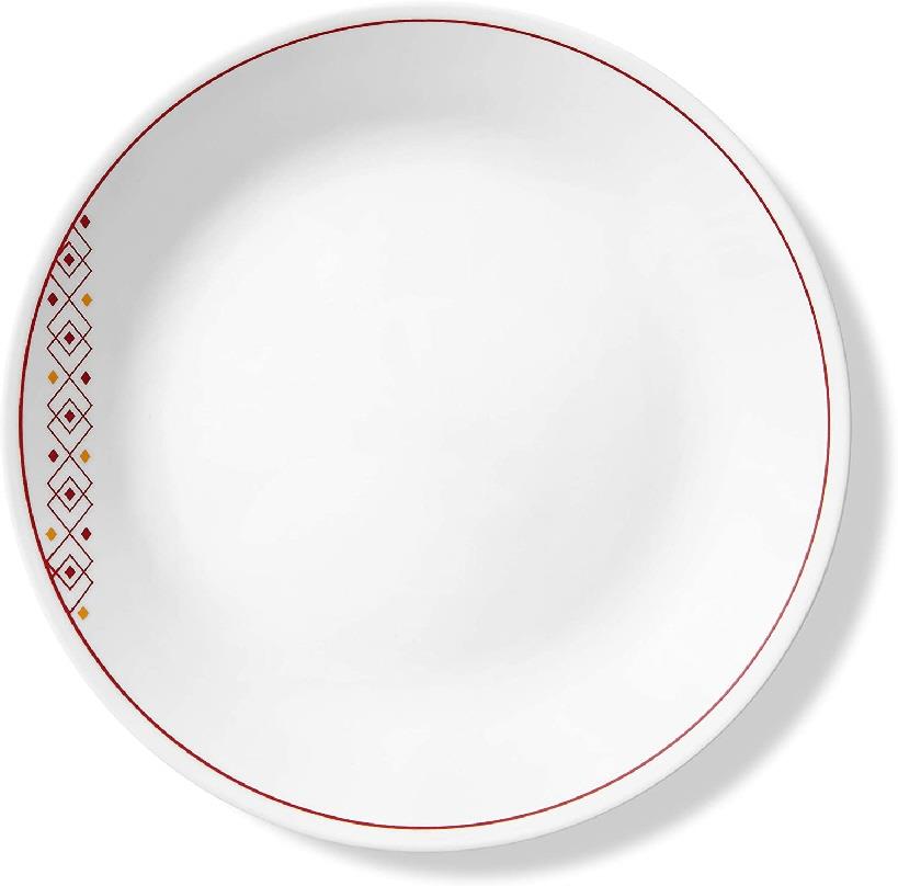 ️ NEW Corelle FUSION CHILI RED 10 1/4" DINNER OR 8 1/2" LUNCH PLATE ...
