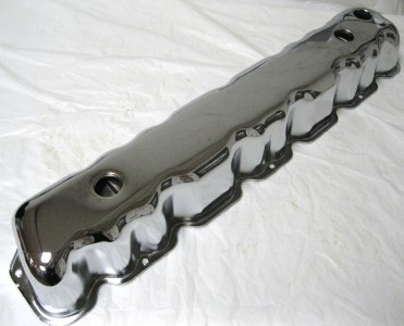 1964 - 1980 JEEP AMC 6 CYLINDER CHROME STEEL SHORT VALVE COVER 199 232 ...