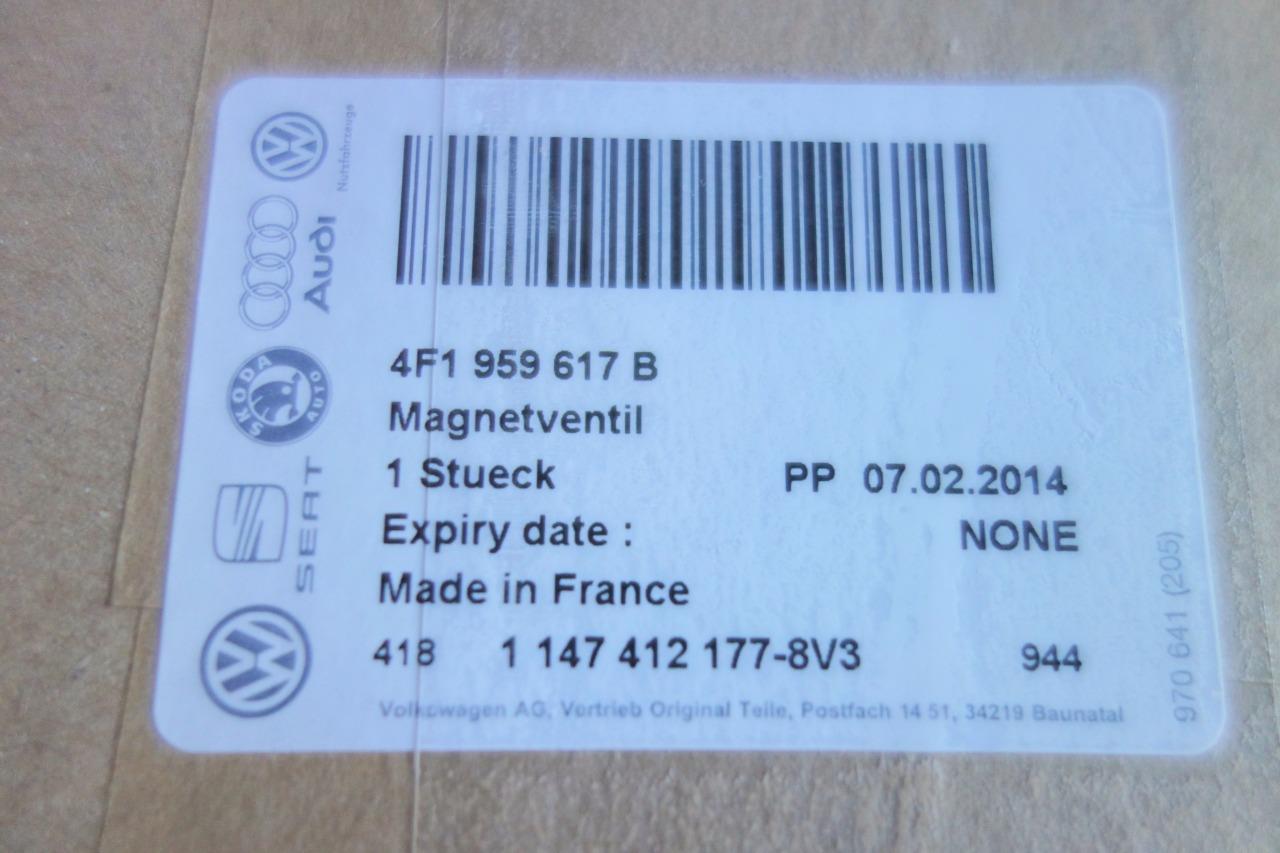 Genuine OE Factory Audi/VW 4F1959617B HVAC Heater Control Valve New ...