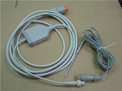 HP CO AGILENT PHILIPS m1642a HP Cardiac Output Cable w temp probe | eBay