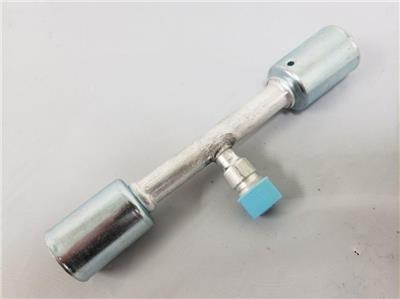 A/C Beadlock AC Crimp On Fitting Hose Splice Straight #8 R134 Low ...