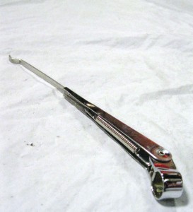 8" Ford Shorty Street Rod Polished Stainless Wiper Arms PAIR 2 SR-17529 ...