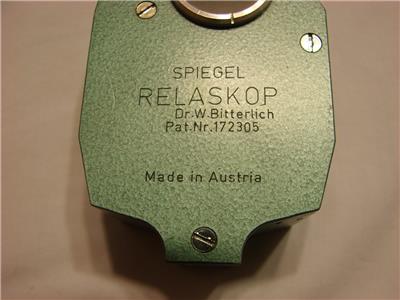 SPIEGEL RELASKOP - MEASURING HEIGHT, DIAMETER, BASAL AREA & RANGE ...