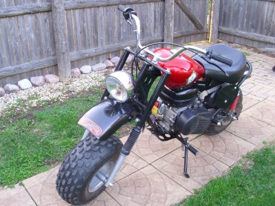 Puma 200 - Adult Size Mini Chopper Gas Mini Bike Dirtbike Serengeti ...