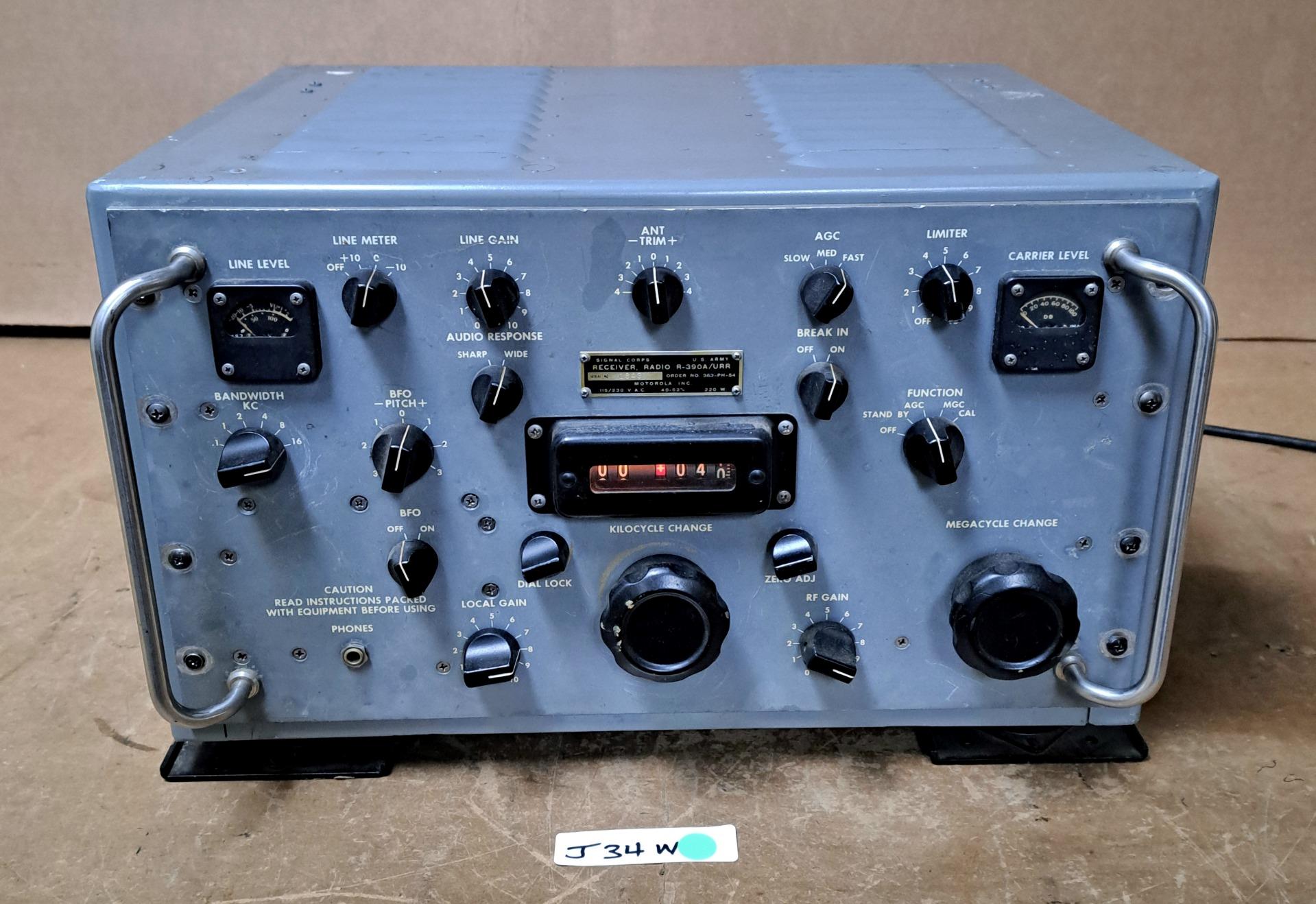 COLLINS R-390A/URR R-390A Communications Receiver Radio, Shortwave Ham ...