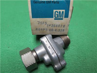 GM 368026 TRANSMISSION SPEEDO SPEEDOMETER CABLE DRIVE ADAPTER 1.3 RATIO ...