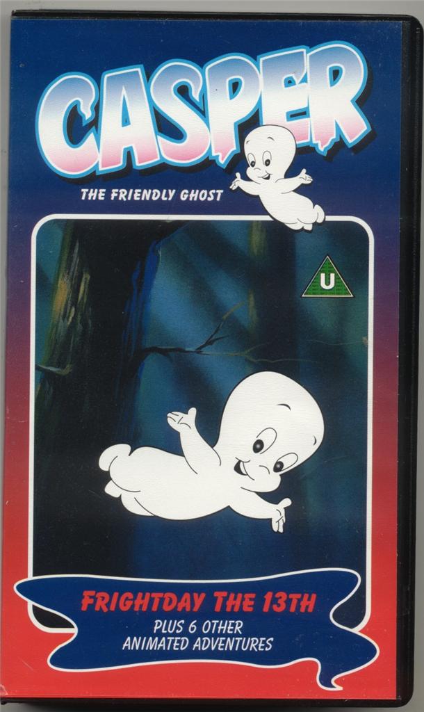 CASPER THE FRIENDLY GHOST - Frightday The 13th VHS Video, Original 1954 ...