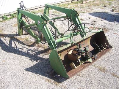 JOHN DEERE 67 FRONT LOADER WITH 55" BUCKET FITS JOHN DEERE 650 750 ...