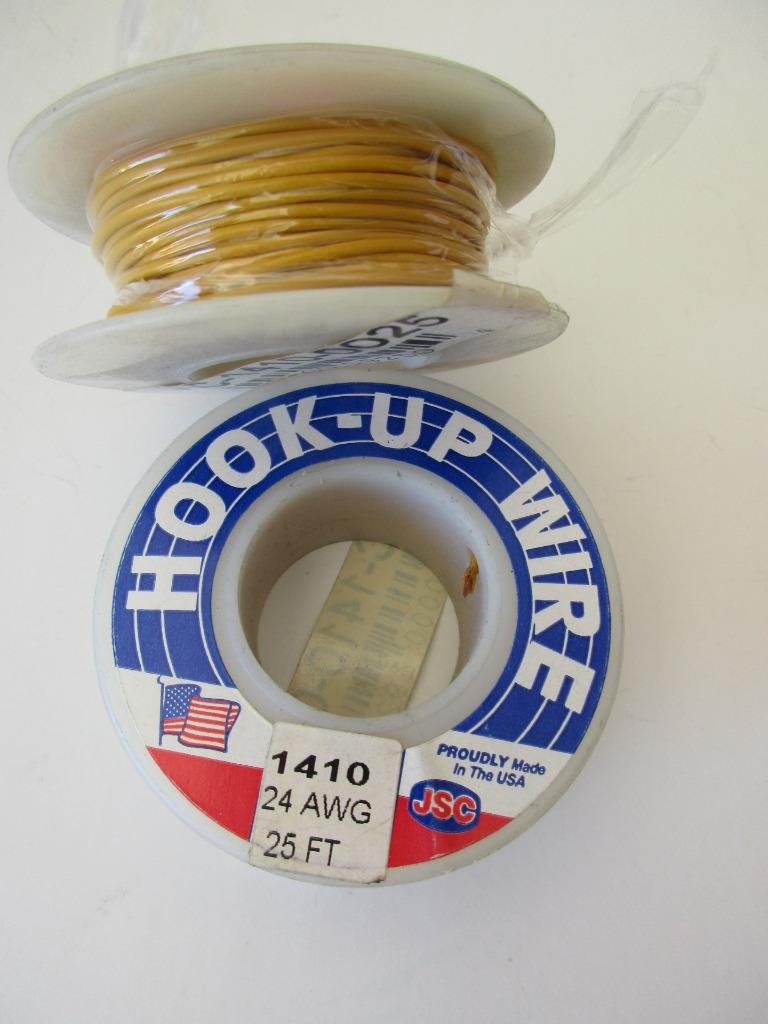 25' ft Roll 24 AWG STRANDED HOOK UP WIRE Cable Gauge 300 V PVC ...
