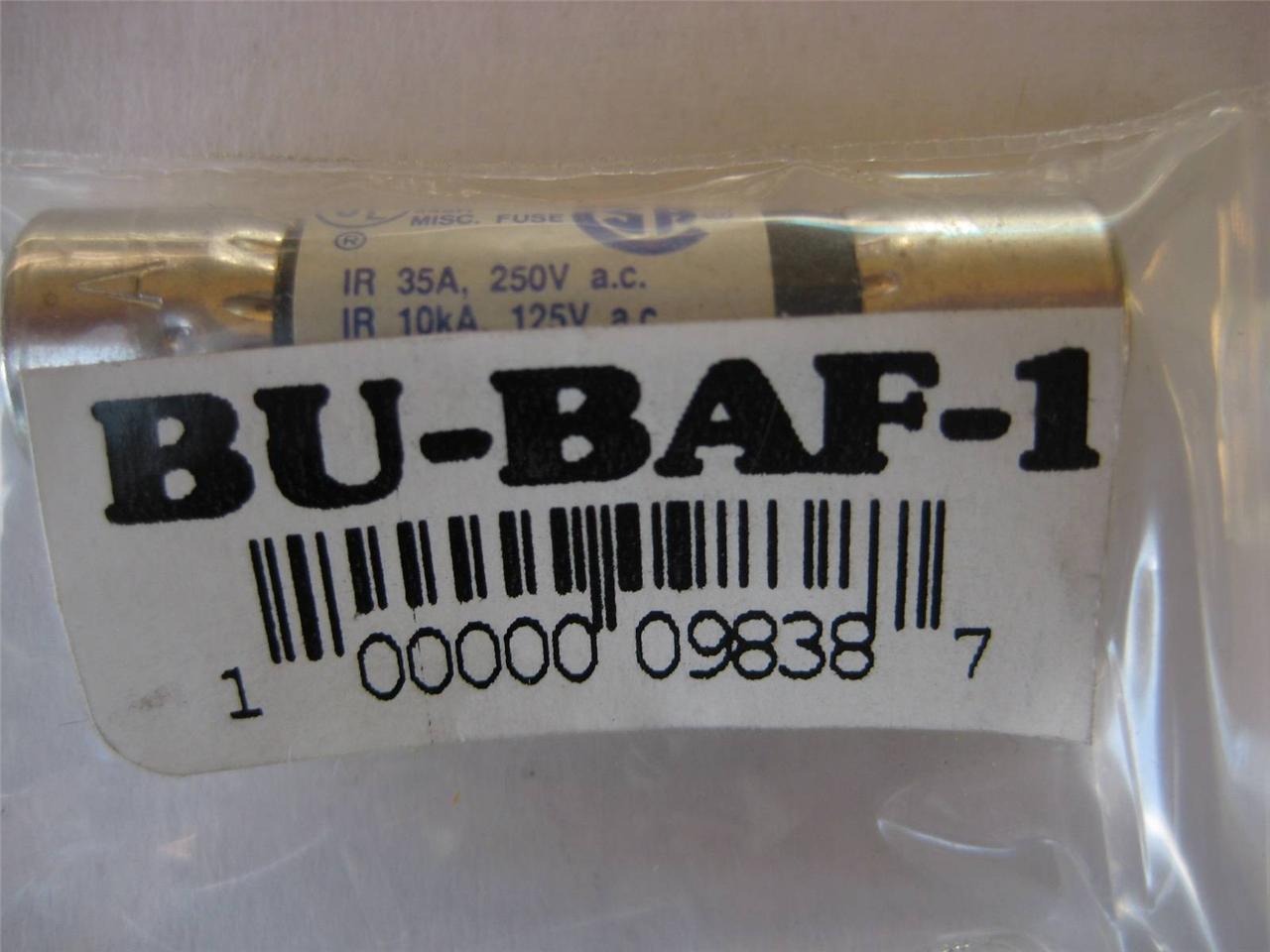 (1X) BUSSMANN FAST BLOW FUSE BAF 1 2 3 6 7 or 15 Amp 250VAC 13/32" x 1 ...