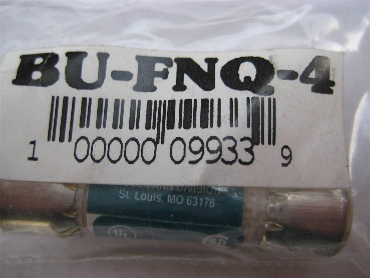 1X BUSSMANN FUSE FNQ FLQ 3-1/2 4 5 7 8 10 15 25 or 30 Amp "NOS" 500vac ...