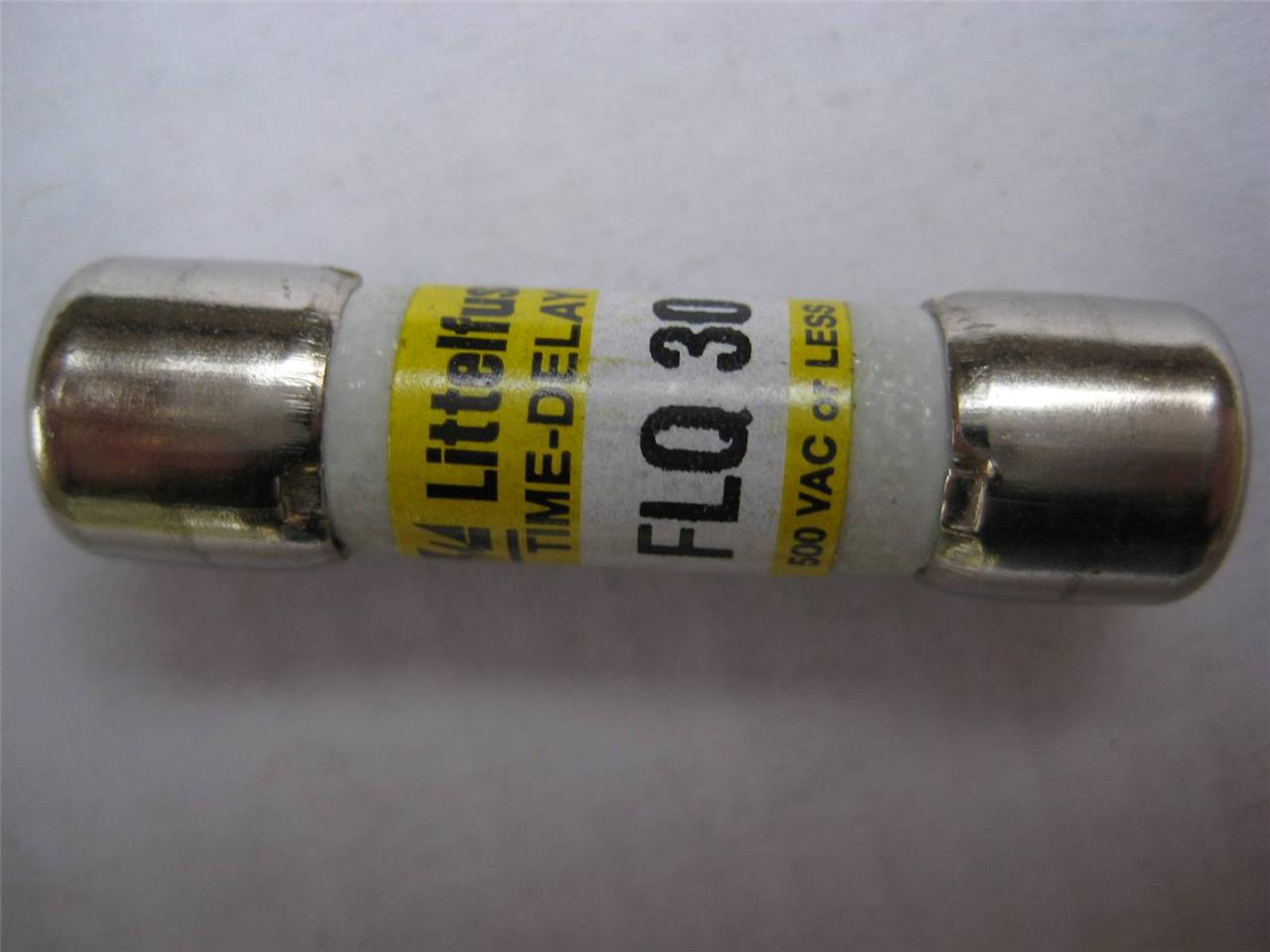 1X BUSSMANN FUSE FNQ FLQ 3-1/2 4 5 7 8 10 15 25 or 30 Amp "NOS" 500vac ...