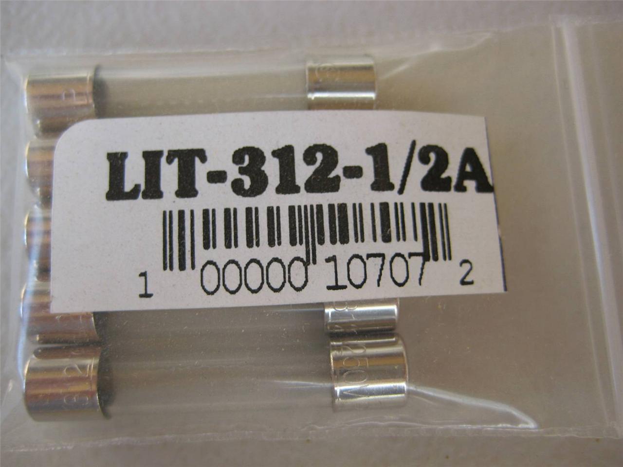 5X Littelfuse Fuse 312 6/10 3/4 1-1/4 1-6/10 3 4 7 or 8 Amp 3AG NOS ...