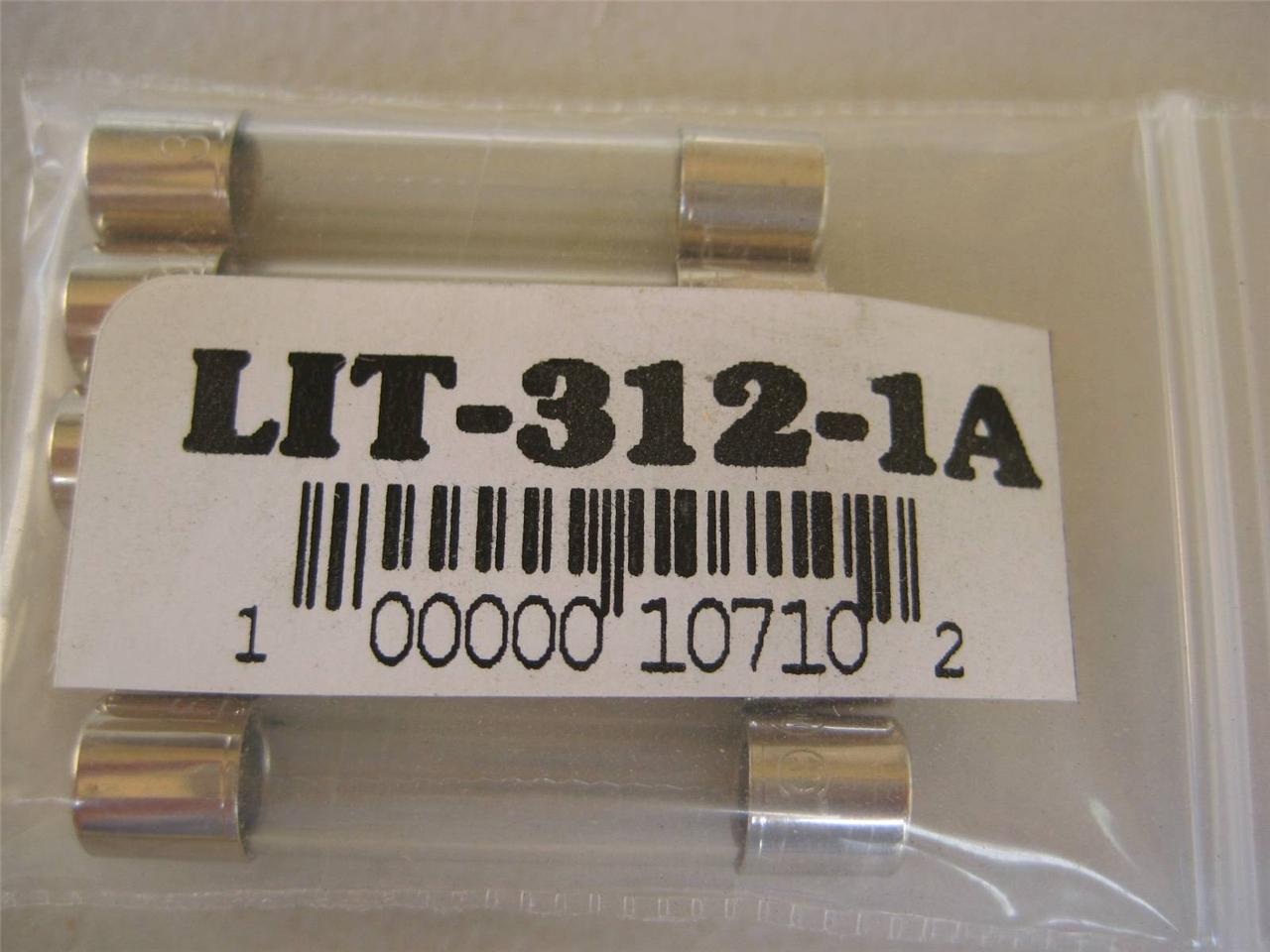 5X Littelfuse Fuse 312 6/10 3/4 1-1/4 1-6/10 3 4 7 or 8 Amp 3AG NOS ...