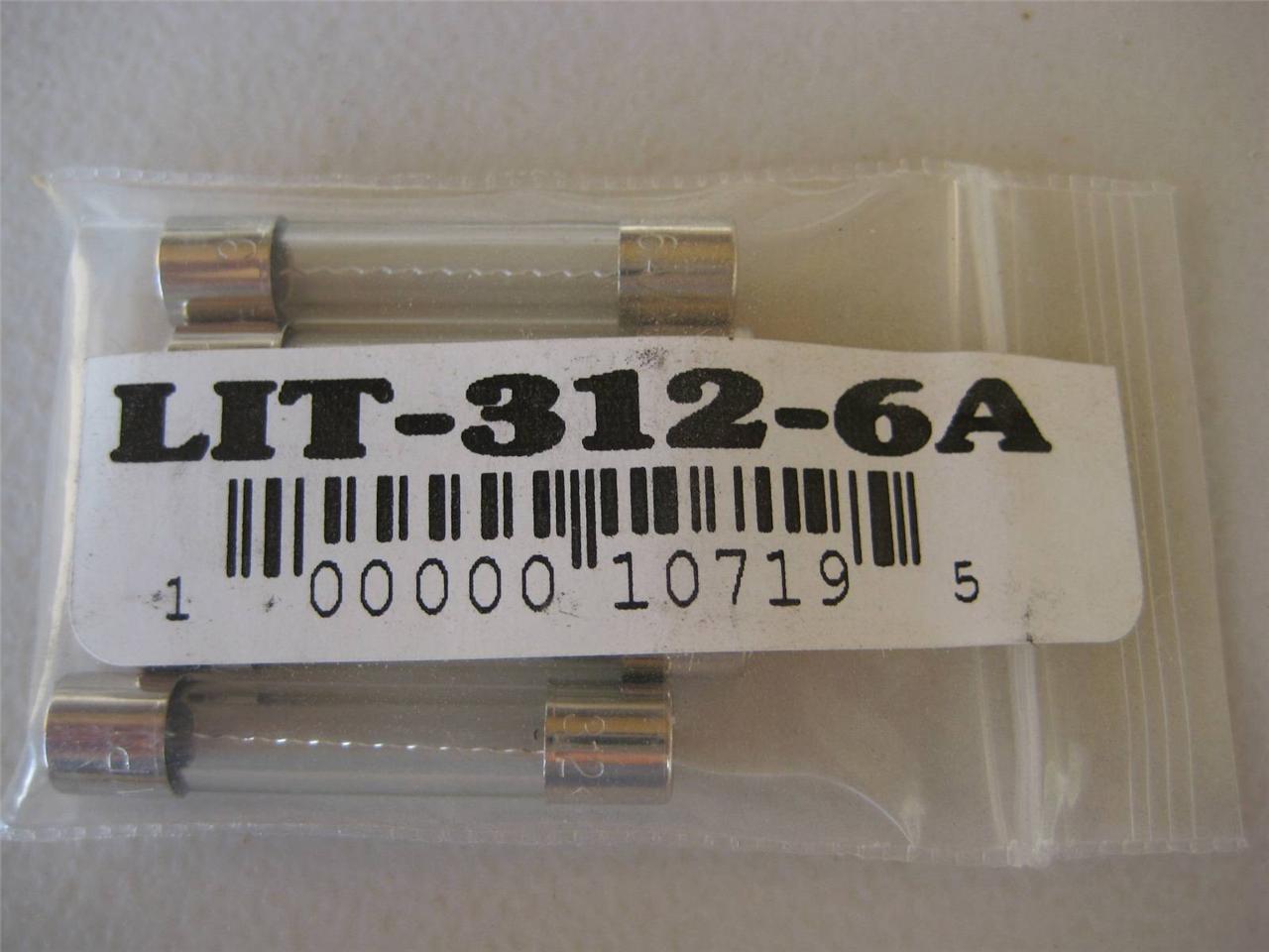 5X Littelfuse Fuse 312 6/10 3/4 1-1/4 1-6/10 3 4 7 or 8 Amp 3AG NOS ...