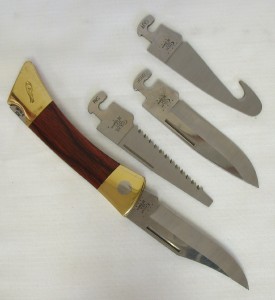 CASE KNIFE XX CHANGER 4 BLADES INTERCHANGEABLE POCKET KNIFE with CASE