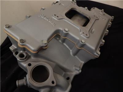 Edelbrock SY1 Smokey Yunick SBC Aluminum Crossram Cross Ram Intake Rare ...