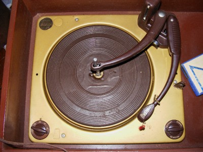 OLD England Magnavox Collaro Freestanding Record Player w/ 45 Spindle ...