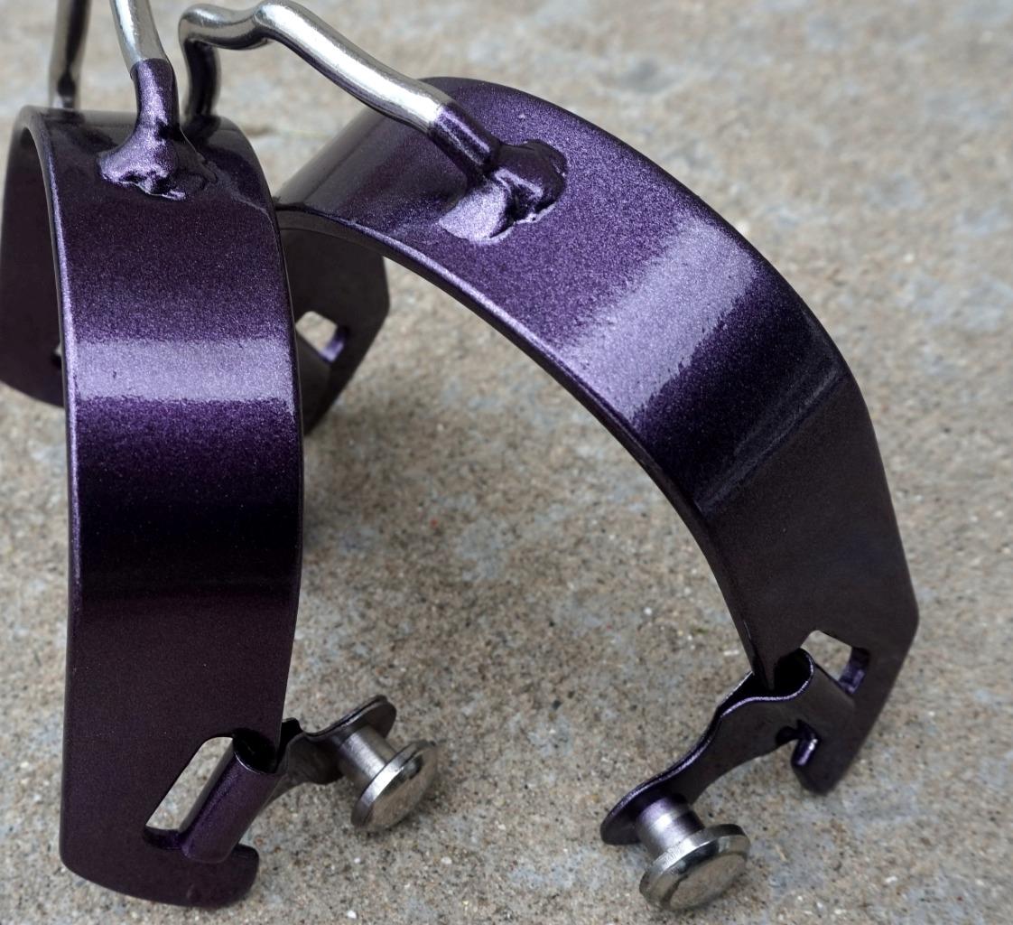Ladies Western Barrel PURPLE Bumper Spurs Only Or With Matching Spur ...