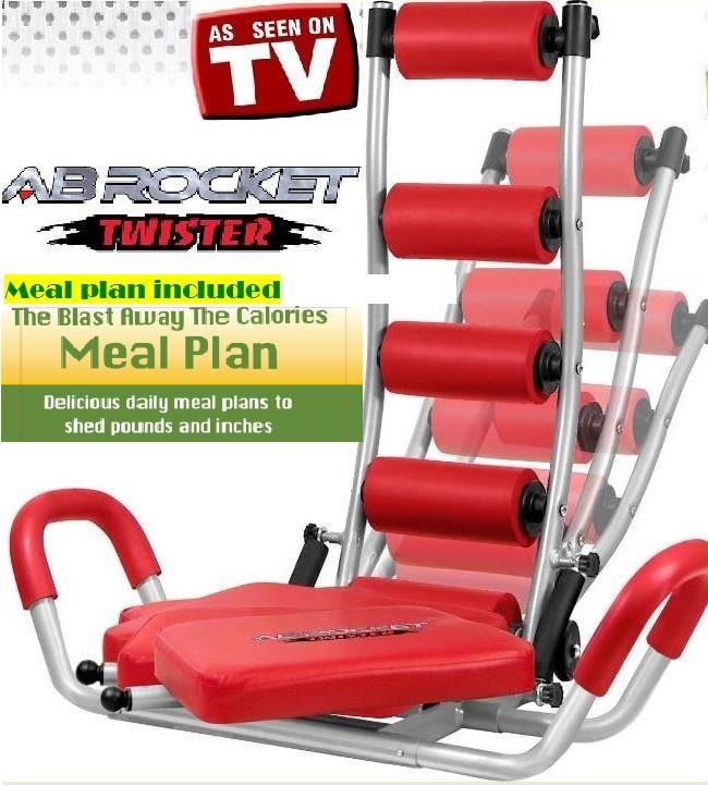 3 in 1 AB Abdominal Rocket Workout Exercise Gym Fitness Cardio Twister ...